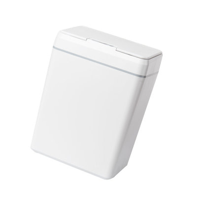 Plastic 1KG 15L 34cm Induction Trash Can For Office