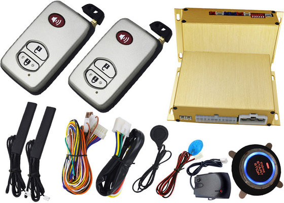 Keyless Ignition Button Car Engine Start Stop System Intelligent Auto Security Alarm System