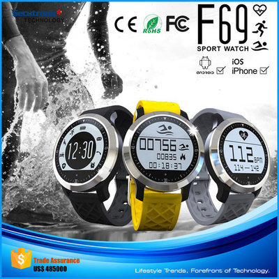 Best Chinese Smartwatch IP68 Nucleus Analog Smart Watch Mobile Phone Makibes F69