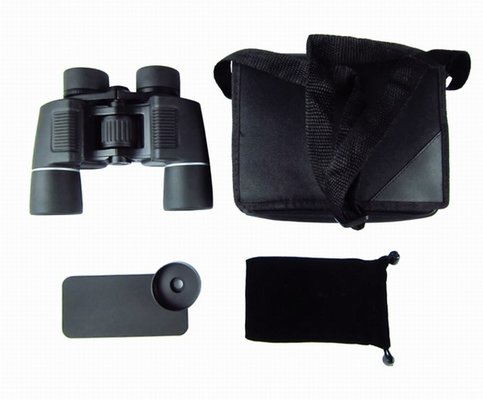 Lightweight High Powered Binoculars 8x Zoom with iPhone Mount Accessory