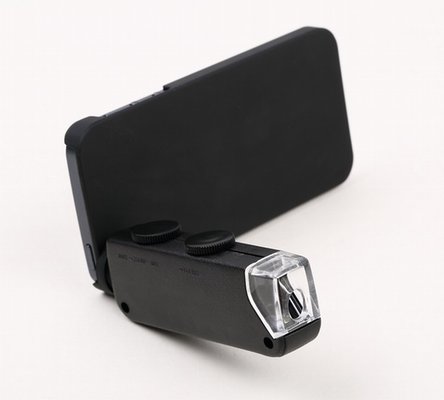 Monocular Adjustable 60x ~ 100x Smartphone Digital Microscope For Samsung S3 / S4 / S5
