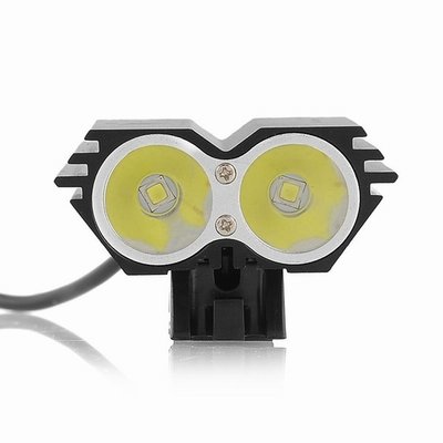 Solar Storm 5000 Lumen 2x CREE XML U2 LED Mountain Bike Lights / Bicycle Headlight