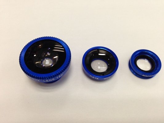 Colorful Micro Smartphone Camera Lens Kit , Cell Phone Accessories