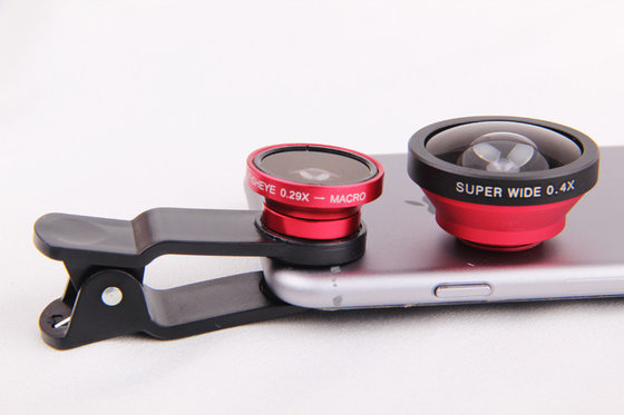 Universal 3 - In - 1 Smartphone Camera Lens Kit  For Smartphone Tablet PC
