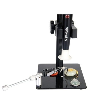 Supereyes 1 / 10 - 500X USB Digital Electron Microscope , Magnifier Camera