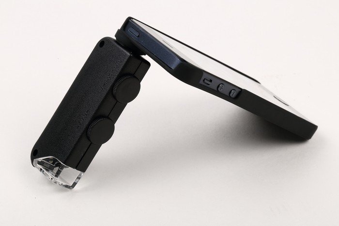 Monocular Adjustable 60x ~ 100x Smartphone Digital Microscope For Samsung S3 / S4 / S5