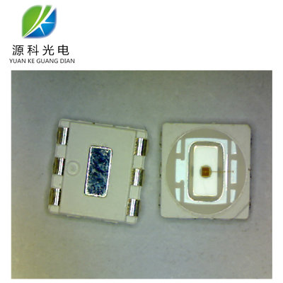 Ultra Bright SMD 5050 LED Chips , Led Single Chip Red Color 2 Years Warranty