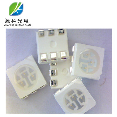 0.2 W Green Smd 5050 Led Chips 15 - 20 LM Luminous Flux Long Life Span