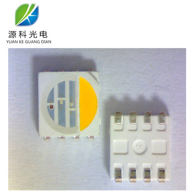 Surface Mount RGBW LED Chip Smd Led Component 6000 - 6500 K 80 - 120 MA Current
