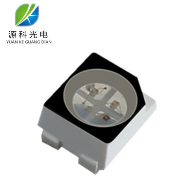 Black 3528 Rgb Led Chip Top View 1.90 Mm Height With Colors Clear Window Display