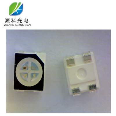 Black 3528 Rgb Led Chip Top View 1.90 Mm Height With Colors Clear Window Display