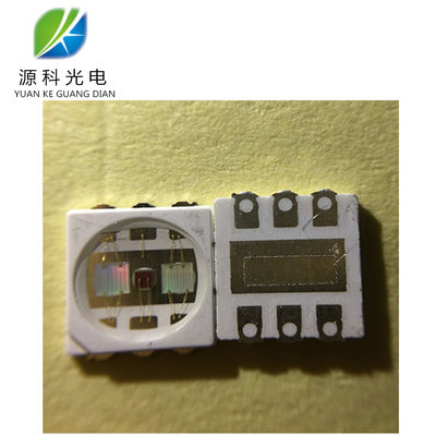 Downlight Smd Rgb Led 5050 MEC Bracket , PLCC6 Rgb Led Diode Full Color