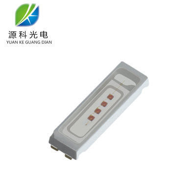 High Voltage 8 - 9V 0.8 W 1w Led Chip , Yellow 4 Chip Led 2 Years Warranty