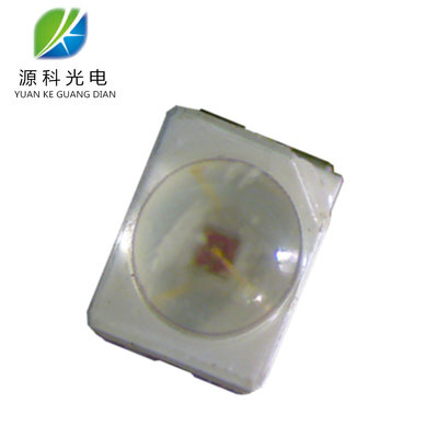 el ángulo estrecho amarillo Smd de 0.2w Epistar LED SMD 3528 llevó la lente las especificaciones de 60 grados