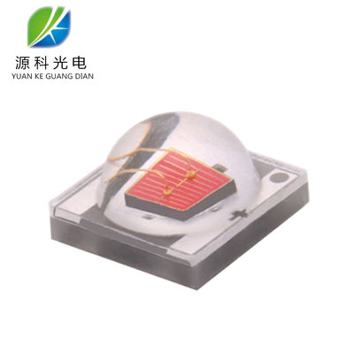 Tenedor de cerámica de SMD LED 3535, poder rojo de la planta 660nm 1-3w del nitruro de aluminio para la lámpara del crecimiento vegetal