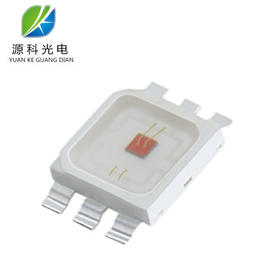 5074 Szie 3W 2V SMD blanco llevado, Diodo llevaron Smd temperaturas de color de 620 - 630 nanómetros