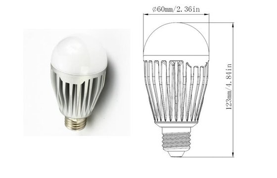 China Dimmable UL cree led light bulb E27 AC120V E26 LED Golf Bulb for schools supplier