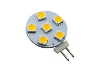 China Round G4 1.1W LED PL Lamp 2700K - 6500K 118lm 120Degree Light supplier