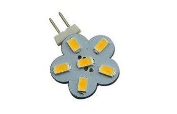China 1.2W G4 LED Bulb SMD5050 6pcs 130lm GY6.35 120Degree Light supplier