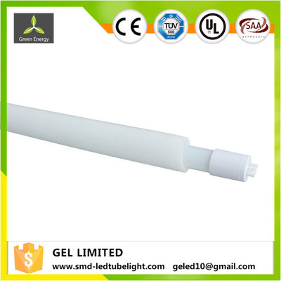 18 Watt 4 Feet Nano Plastical T8 LED Tube Light with 110lm/w For Lighting Project supplier
