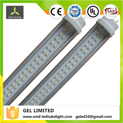 100lm/w 18 Watt 1200mm Aluminum and PC Cover T8 LED Tube Light for Supermall lighting Project supplier