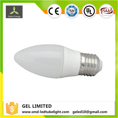 5 Watt C37 LED Candle Lamp with 350lm 260 Degree and E27 E26 B22 lamp base For Hotel supplier