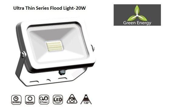 20Watt Outdoor Led Security Floodlight IP66 120D Beam Angle CE RoHS supplier