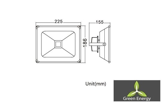 Energy Saving Outdoor LED Floodlight , 30 Watt Waterproof Flood Light supplier