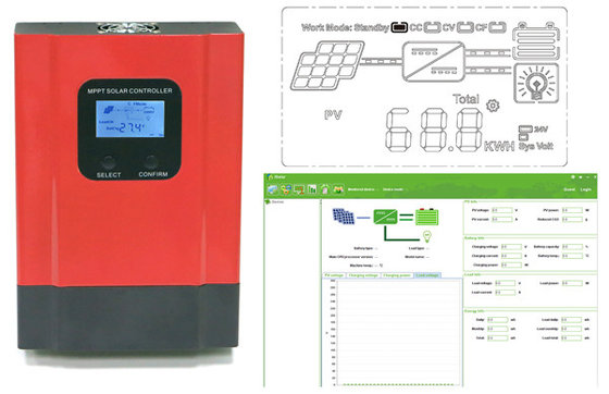 Popular 12v 24v 36v 48v auto work MPPT solar charge controller 20A