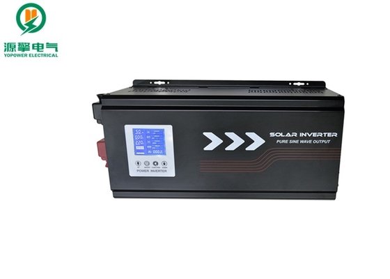 Black DC To AC Wind Solar Hybrid Controller Inverter Pure Sine Waveform Output supplier
