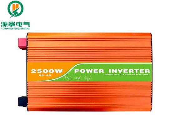 Orange Color Pure Sine Wave Power Inverter 2500W With High Frequency Transformer supplier