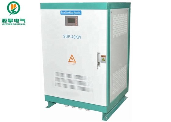 No Pollution Three Phase Off Grid Inverter , 40KW 3 Phase Pure Sine Wave Inverter supplier
