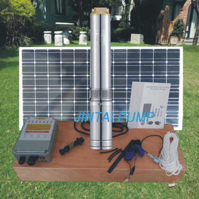 Stainless Steel Solar Well Pumps JC4-3.1-66 , 4 Inches Standard Solar Water Pump