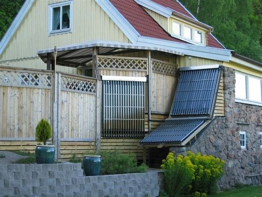 Custom Residential Separate Pressurized Solar Water Heating System for Balcony