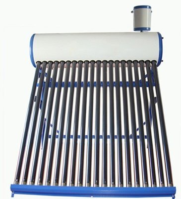 Home 18 Tubes 150L Compact Pre-heating Low Pressure Solar Water Heater