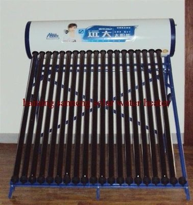 Pre-heated copper coil instant solar hot water heater