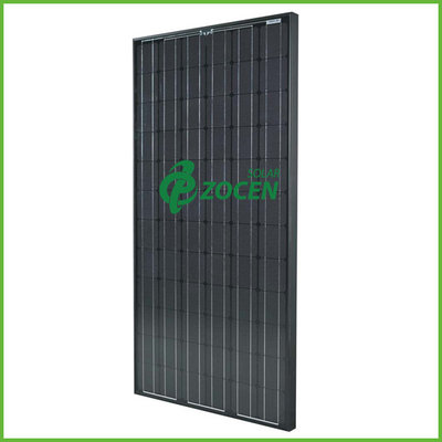 190W 1000V Monocrystalline Black Solar PV Panels Photovoltaic Solar Module