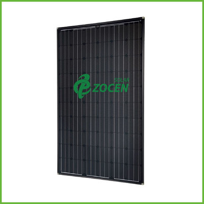 Shading 230W Black Solar PV Panels Monocrystalline With Anti Reflective Coating