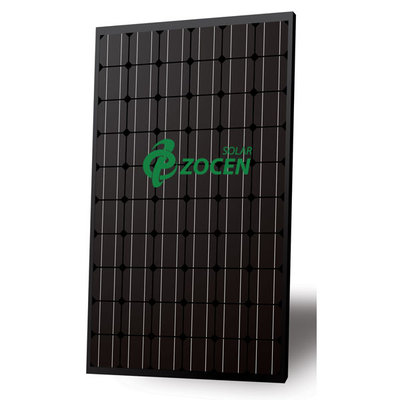 Shading 36v / 36v 220w Black Solar PV Panels Mono Crystal Solar Panels