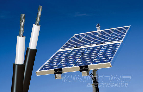 Black 18AWG 16AWG 14AWG 12AWG Solar Panel Cables with PVC Jacket