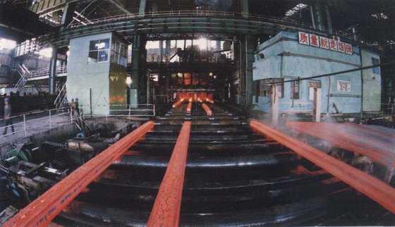 Horizontal Water Cooling Continuous Casting Machine , R6M / 3 Strands