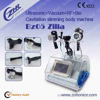 Vacuum Bipolar Rf Ultrasound Fat Burning Machine For Facial / Body Treatment