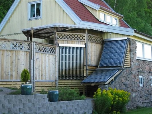 Custom Residential Separate Pressurized Solar Water Heating System for Balcony