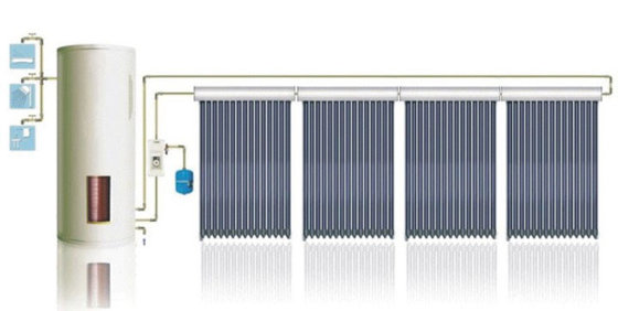 500L Vacuum Tube Separate Pressurized Solar Water Heater For Household, Villa