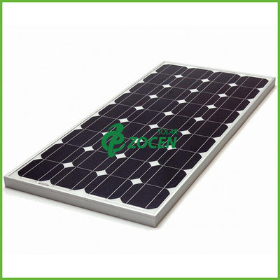 Aluminum Frame 130W Custom Solar Panels Monocrystalline Deep Blue