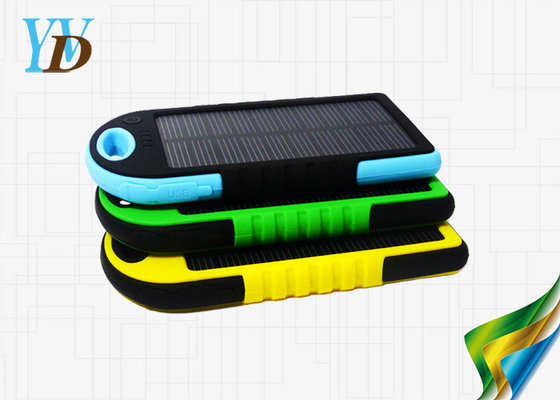 Waterproof Shockproof Crashproof Ultra-thin Backup 4000mAh Solar Panel Power Bank