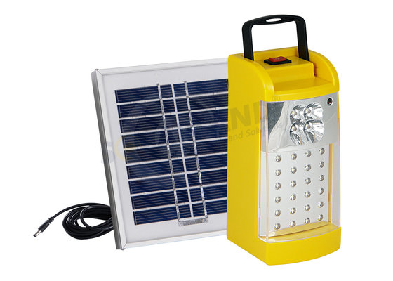 Customized Solar Panel Powered Home Lighting Kits with Vertical LED light