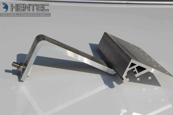Anodizing or Mill finish Ground Solar Panel Mounting Systems OEM customized