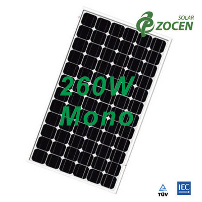260W Anti - Aging Photovoltaic Solar Module Solar Energy Panels For Homes