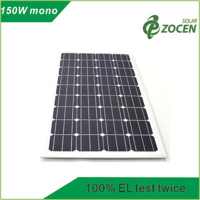 150W 18V PV Mono-Crystalline Solar Panels for Charging 12V Battery